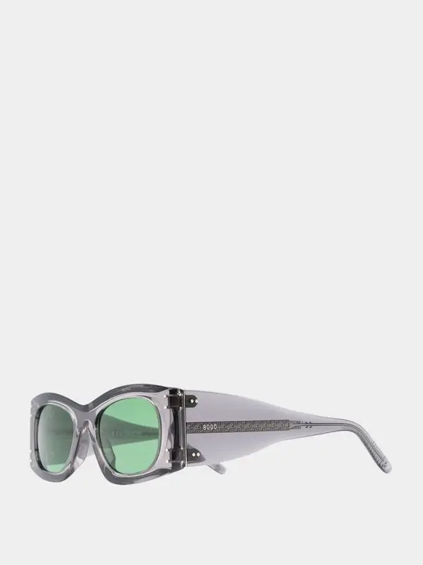 RETROSUPERFUTURE 4 Cerniere Fumo Di Londra Sunglasses - Grey