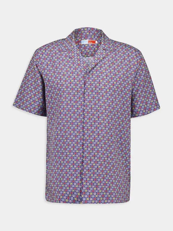 Orlebar Brown Whitsun Mini Blue Maitan Shirt - Multicolour