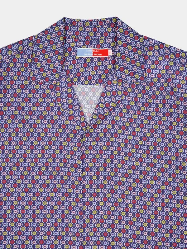 Orlebar Brown Whitsun Mini Blue Maitan Shirt - Multicolour