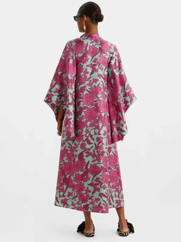La DoubleJ Lilium Waterfall Midi Dress