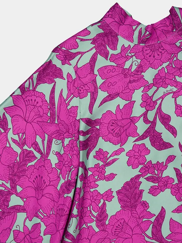La DoubleJ Lilium Waterfall Midi Dress