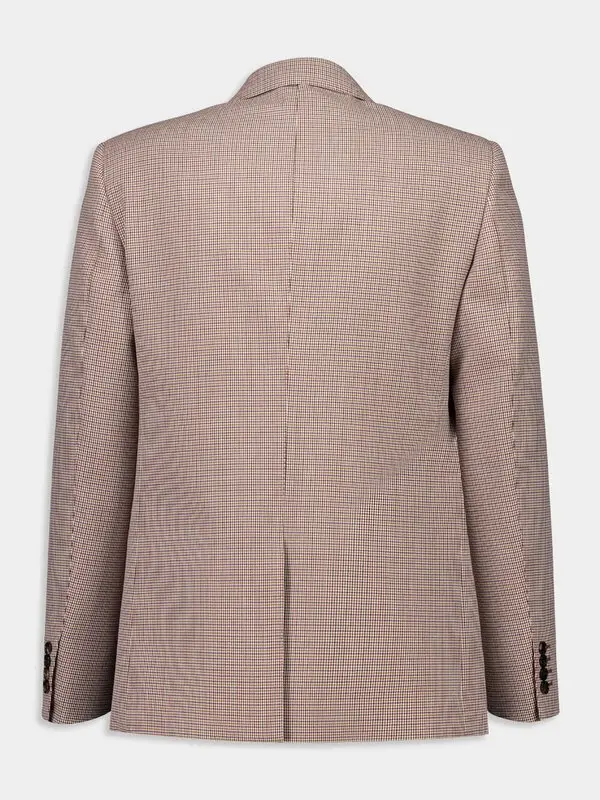 Gucci Gingham Wool Blazer