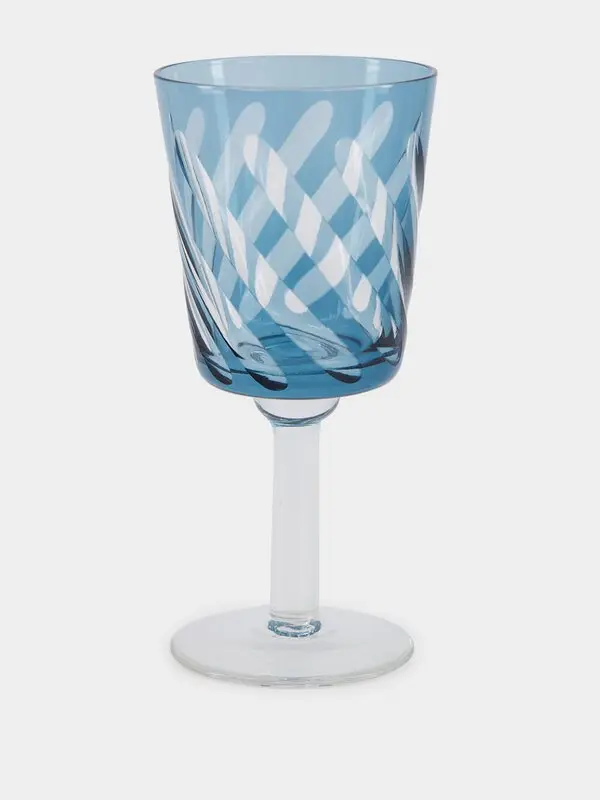 POLSPOTTEN Set Of 4 Tubular Wine Glasses