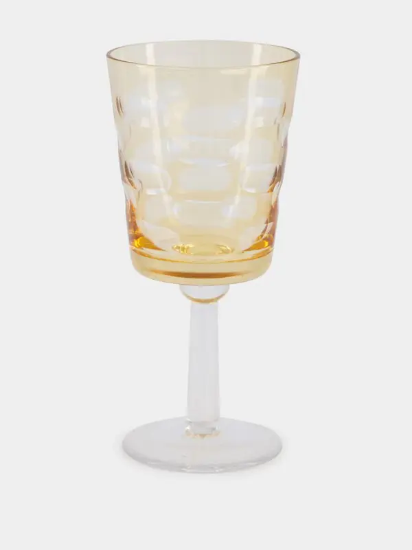 POLSPOTTEN Set Of 4 Tubular Wine Glasses