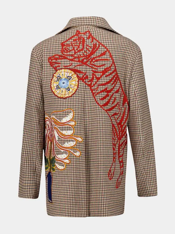 PAULA Hazel Check Overcoat - Multicolour
