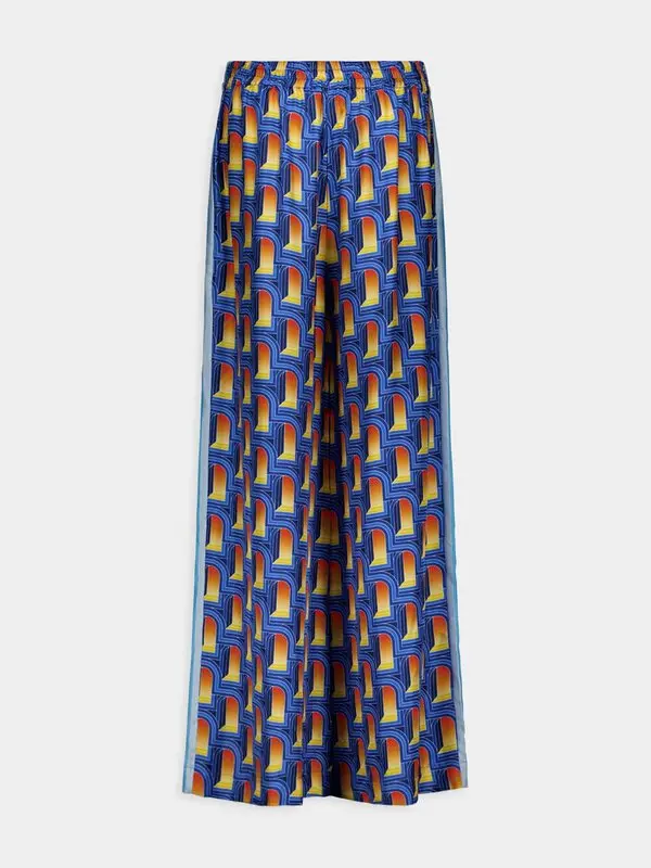 Casablanca Geometric Wide-leg Trousers