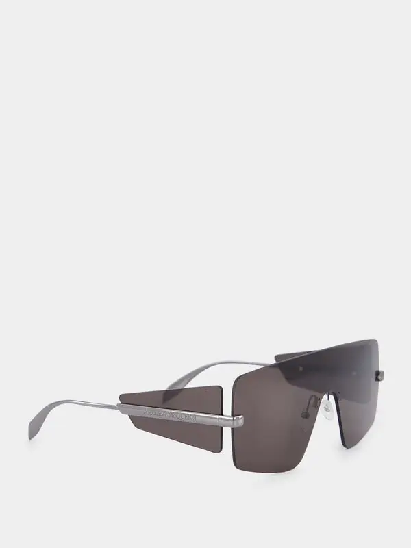 Alexander McQueen Oversized Shield Sunglasses