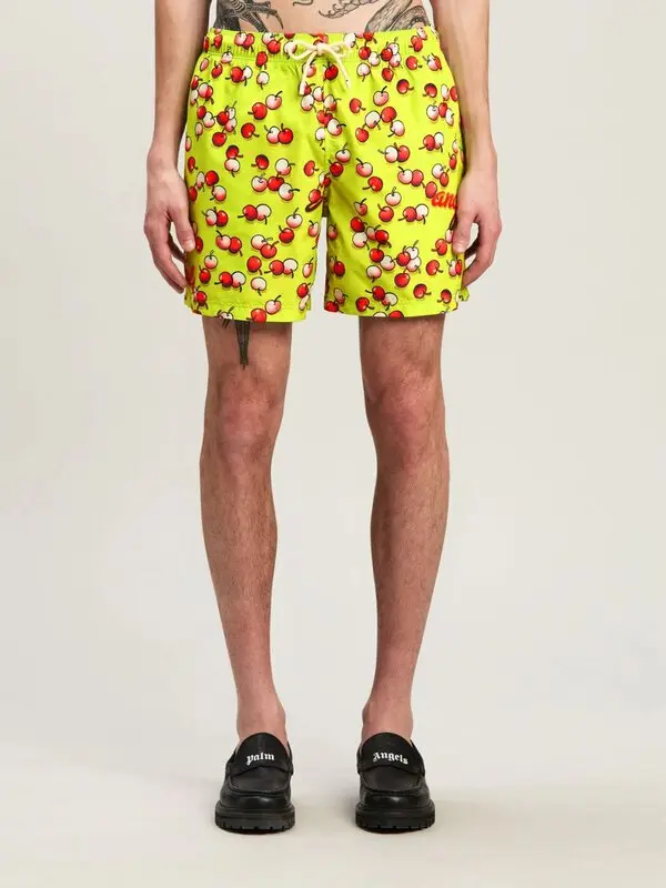 Palm Angels Cherries Swim Shorts - Multicolour