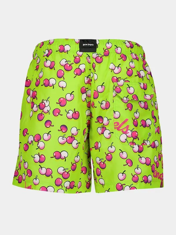 Palm Angels Cherries Swim Shorts - Multicolour