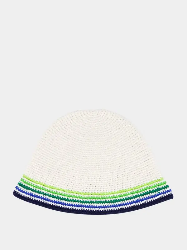 Casablanca Crochet Cotton Hat