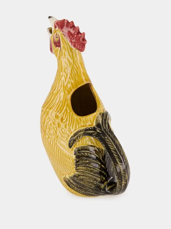 BORDALLO PINHEIRO Rooster Jug 30cm