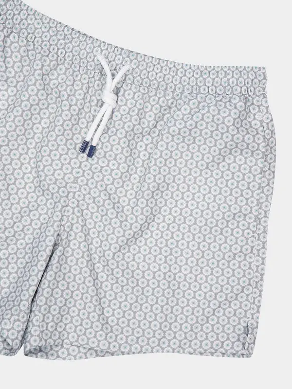 Fedeli Printed Swim Shorts - Multicolour