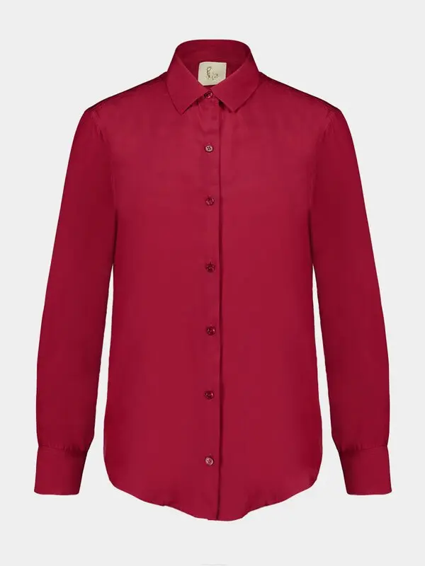 PAULA Ametista Potion Silk Shirt - Purple