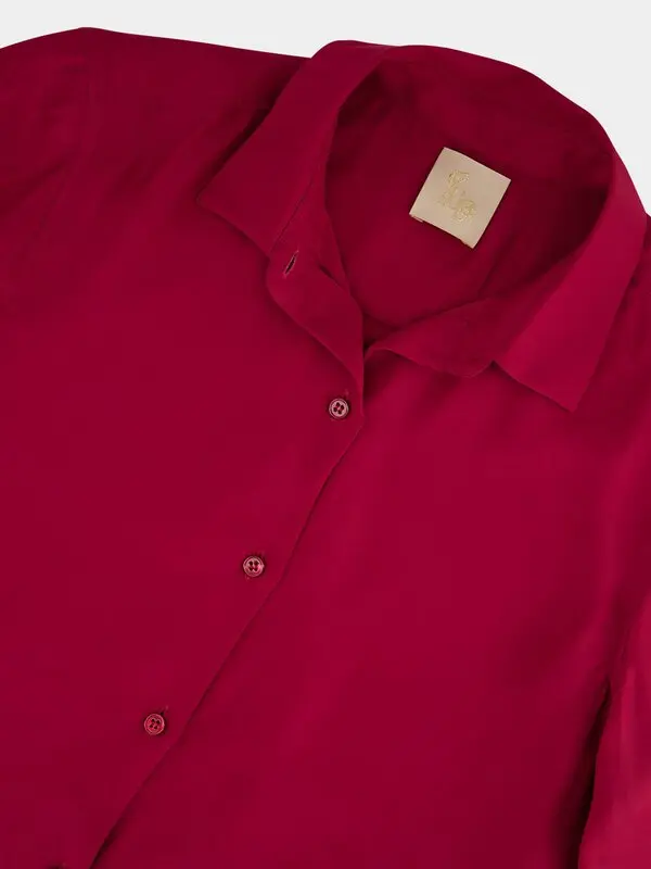 PAULA Ametista Potion Silk Shirt - Purple