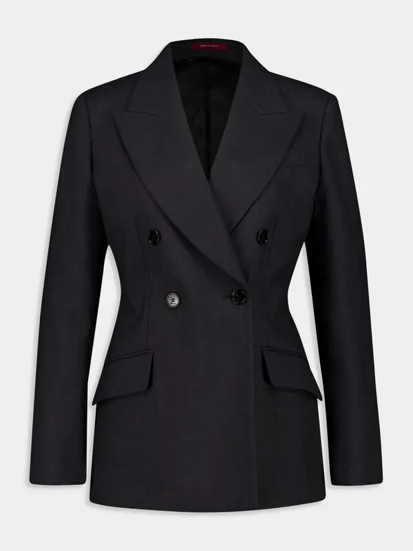 Gucci Ardesia Double-breasted Wool Jacket - Grey