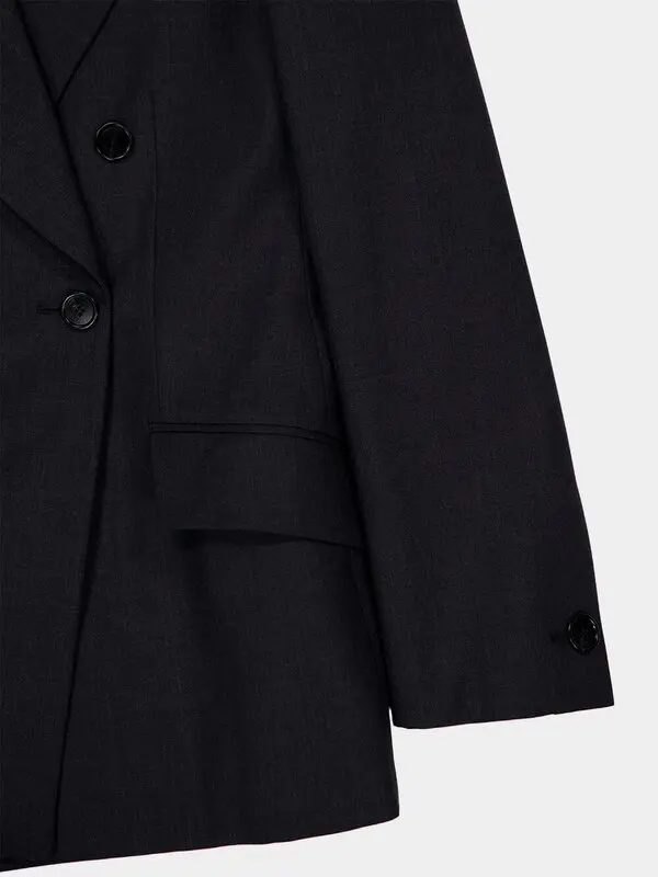 Gucci Ardesia Double-breasted Wool Jacket - Grey