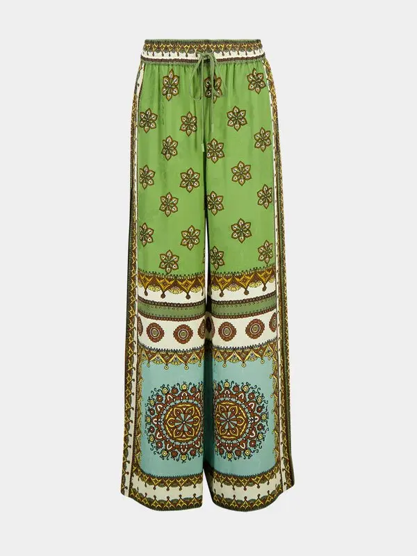 ALEMAIS Contina Print Pant - Multicolour