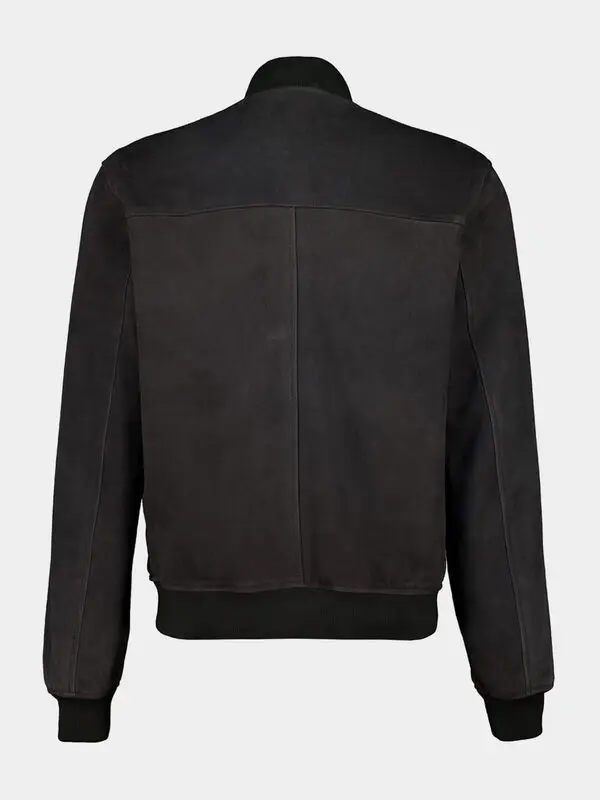 Frescobol Carioca Suede Bomber Jacket