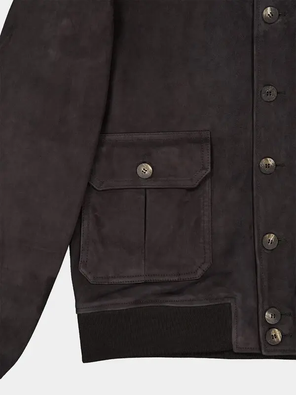 Frescobol Carioca Suede Bomber Jacket