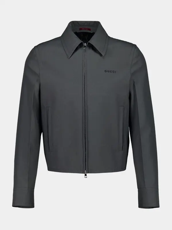 Gucci Technical Panama Jacket - Grey