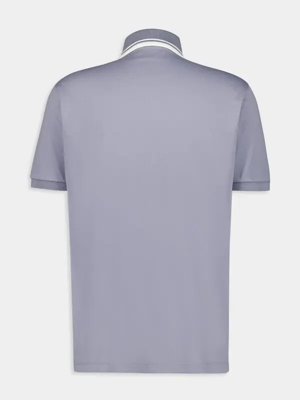 Gucci Light Cotton Polo Shirt With Web