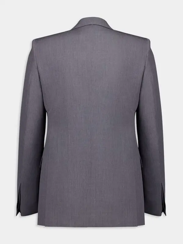 Givenchy Slim-fit Wool Jacket With 2g Clip