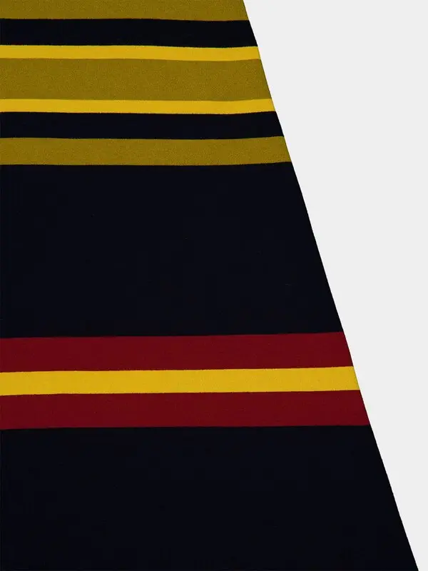 PAULA Rianda Multi Stripes Jacquard Skirt - Multicolour