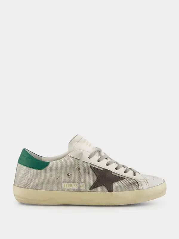 GOLDEN GOOSE Super-star Net Sneakers - Grey