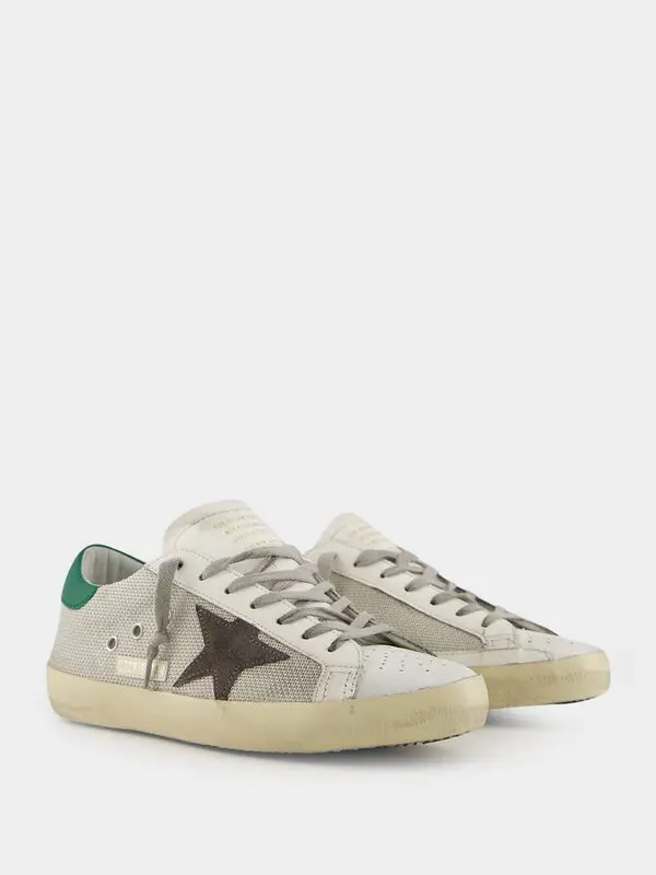 GOLDEN GOOSE Super-star Net Sneakers - Grey