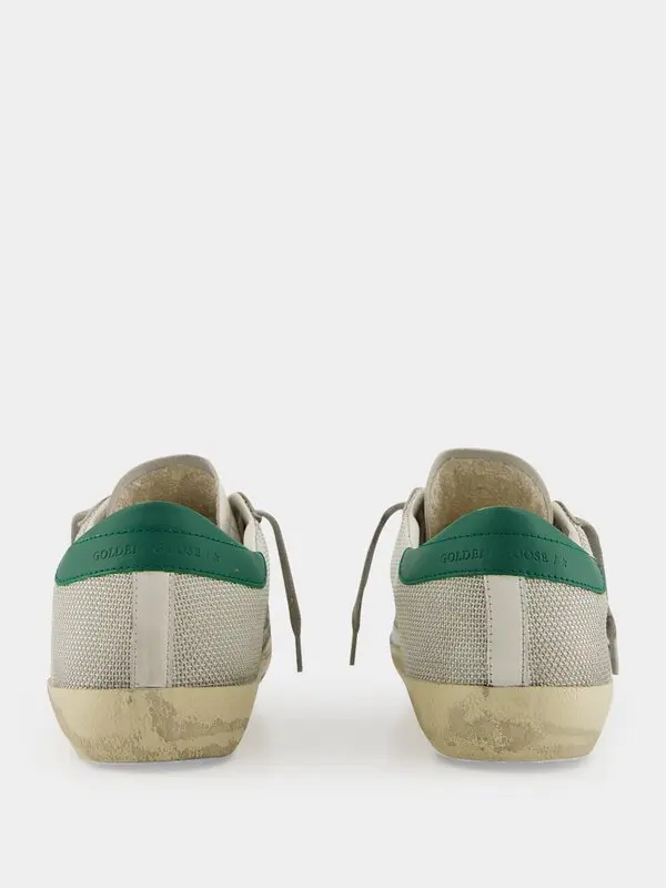 GOLDEN GOOSE Super-star Net Sneakers - Grey