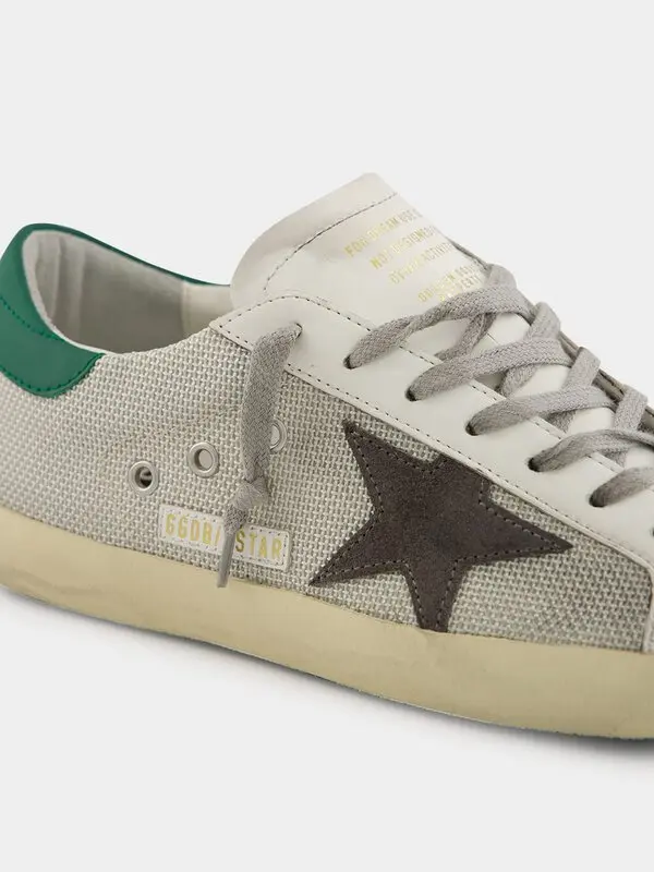 GOLDEN GOOSE Super-star Net Sneakers - Grey