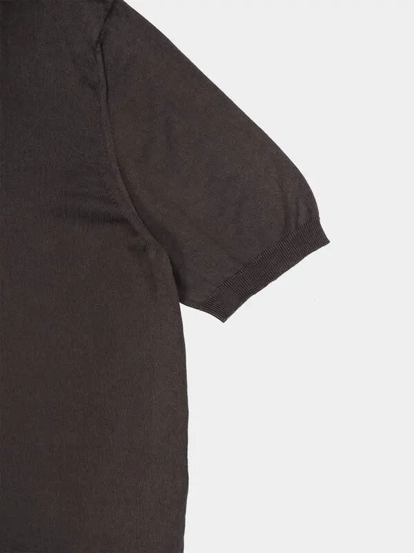 Boglioli Dark Regular Fit Cotton Polo - Grey