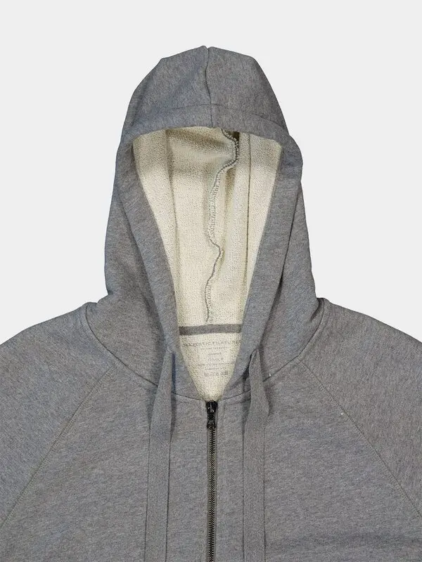 Majestic Filatures Organic Cotton Zipped Hooded Sweatshirt