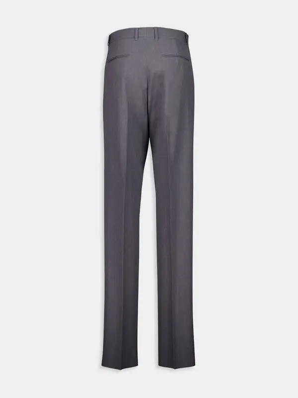 Givenchy Medium Slim-fit Wool Tailored Pants - Grey