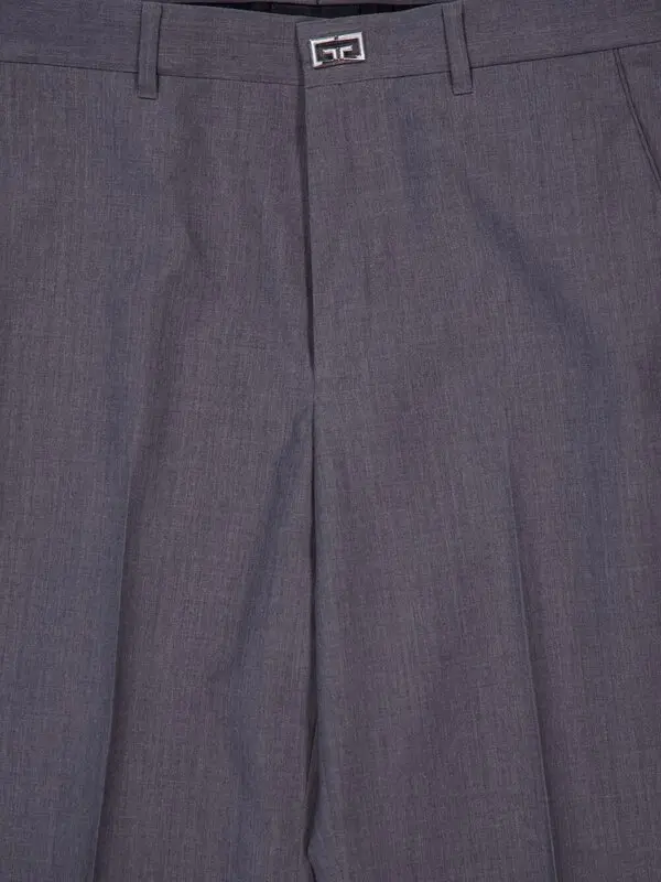 Givenchy Medium Slim-fit Wool Tailored Pants - Grey