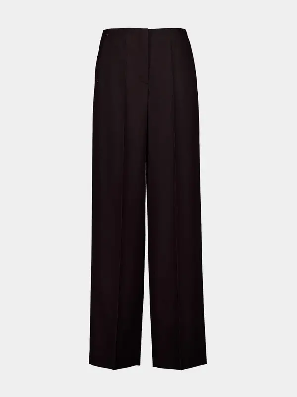Fendi Dark Wool Trousers