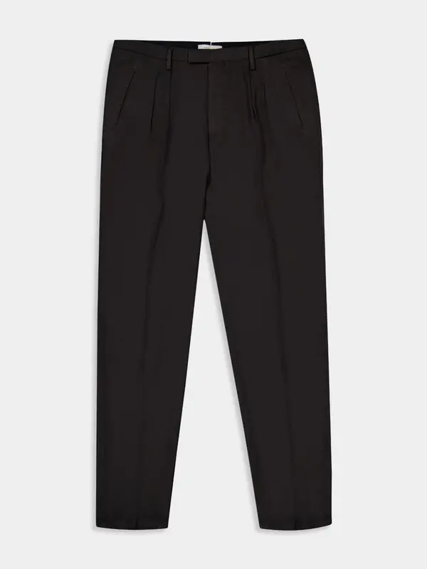 Boglioli Virgin Wool 2-pleat Trousers - Grey