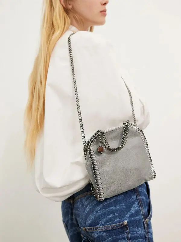 Stella McCartney Falabella Tiny Tote - Grey