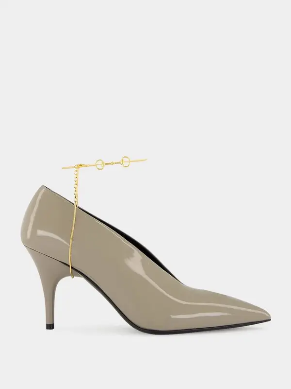 Gucci 97 Heeled Pumps - Grey