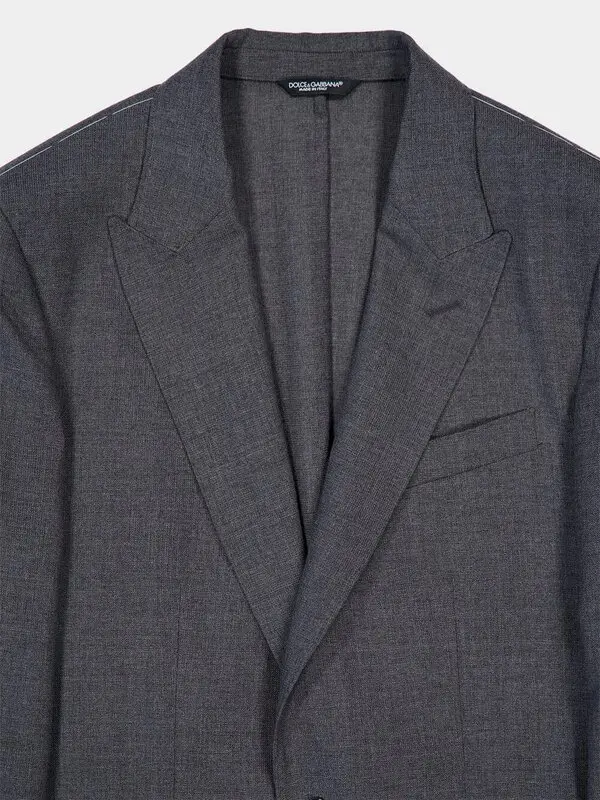 Dolce & Gabbana Single-breasted Wool Taormina Jacket