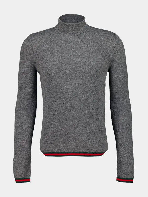 Gucci Cashmere Turtleneck - Grey