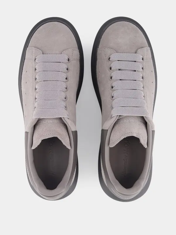 Alexander McQueen Oversized Suede Sneakers - Grey
