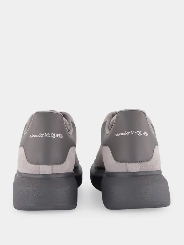 Alexander McQueen Oversized Suede Sneakers - Grey