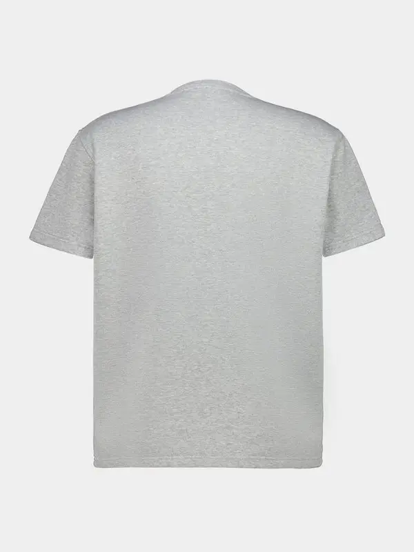Givenchy Light Cotton T-shirt With Logo Patch - Grey