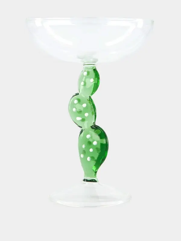 ICHENDORF MILANO Cactus Champagne Glass - Green