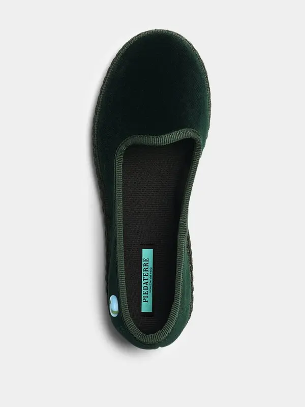 PIEDATERRE Modigliani Bambino Slippers - Green