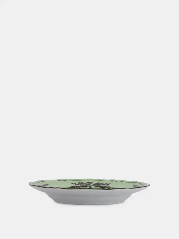 GINORI 1735 Oriente Italiano Bario Dessert Plate - Green