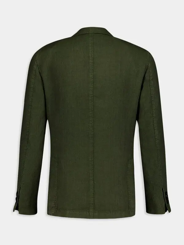 Boglioli Olive Linen Suit - Green