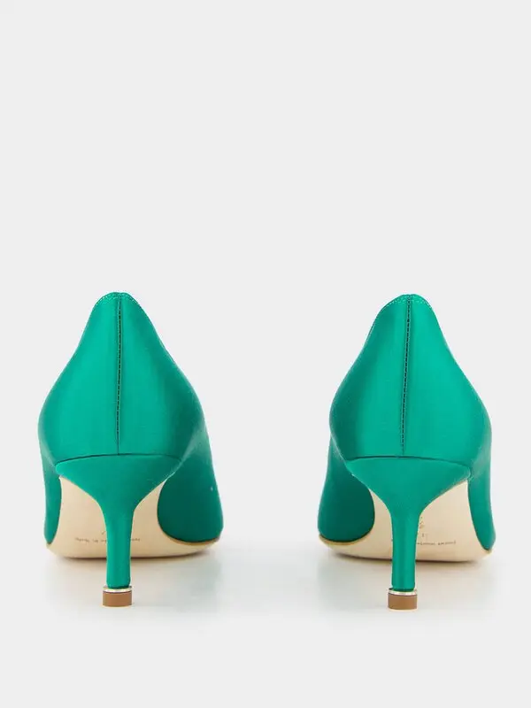 Manolo Blahnik Hangisi 50mm Jewel Pumps
