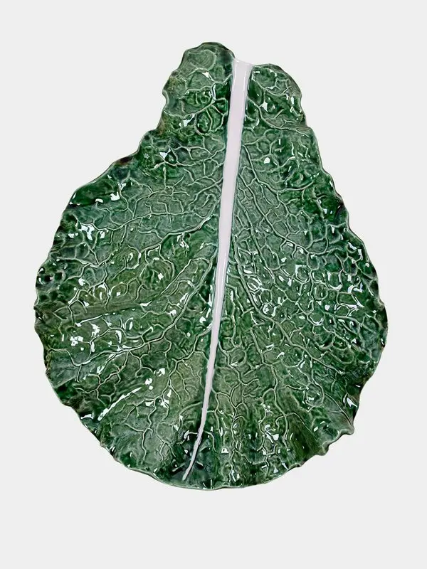 BORDALLO PINHEIRO Giant Cabbage Leaf Plate - Green